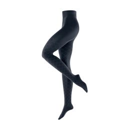 Burlington Strumpfhose 'Argyle Affair' Damen Gr&ouml;&szlig;e S navy