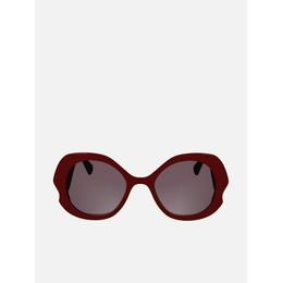 Longchamp Sonnenbrille Damen Gr&ouml;&szlig;e 52 rot