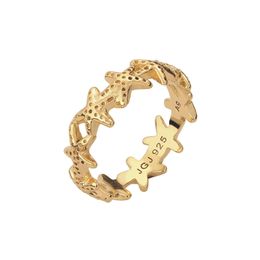 Elli Ring 'Seestern' female size 56 Gold