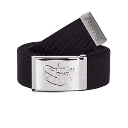 2stoned G&uuml;rtel 'Stretch Classic Chrom' Damen Gr&ouml;&szlig;e 130 schwarz