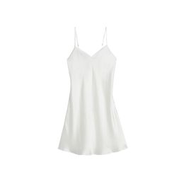 Intimissimi Silk Slip with Lace Damen Gr&ouml;&szlig;e 40 wei&szlig;
