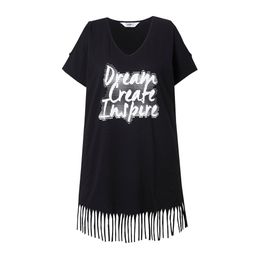 Angel of Style Shirt Damen Gr&ouml;&szlig;e 4XL schwarz / wei&szlig;
