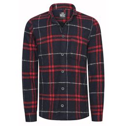 Rusty Neal Button Up Shirt male size S Dark blue / Red