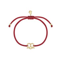 Glanzst&uuml;cke M&uuml;nchen Glanzst&uuml;cke M&uuml;nchen Armband Damen Gr&ouml;&szlig;e One Size goldgelb / rot