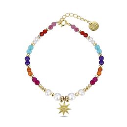 Luxenter Armband 'Shasha' Damen Gr&ouml;&szlig;e 18 cm bunt