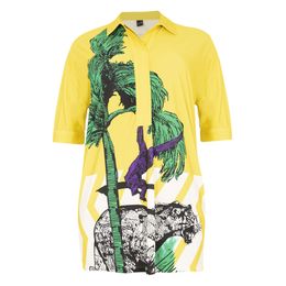 Yoek Tunika Damen Gr&ouml;&szlig;e XXL/XXXL gelb / gr&uuml;n / lila / schwarz / wei&szlig;