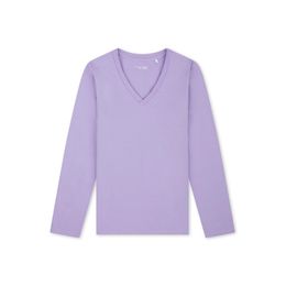 Schiesser Pyjamaoberteil ' Mix Relax ' Damen Gr&ouml;&szlig;e S flieder / helllila