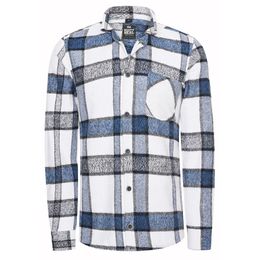 Rusty Neal Hemd Herren Gr&ouml;&szlig;e L blau / schwarz / wei&szlig;