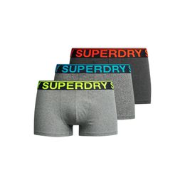 Superdry & Co Boxershorts Herren Gr&ouml;&szlig;e S hellblau / gelb / graumeliert / rot