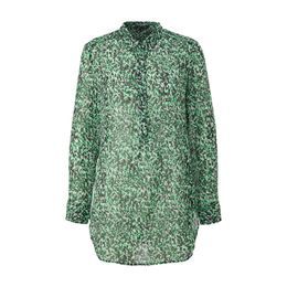comma, COMMA Bluse Damen Gr&ouml;&szlig;e XXL gr&uuml;n / oliv / wei&szlig;