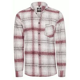 Rusty Neal Button Up Shirt male size S Ecru / Red