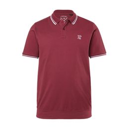 JP1880 Poloshirt Herren Gr&ouml;&szlig;e XL dunkelrot / wei&szlig;