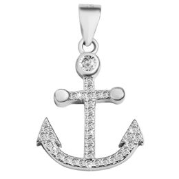 Akzent Anh&auml;nger '"Ranim" aus 925 Sterlingsilber, rhodiniert, langlebig' Damen Gr&ouml;&szlig;e One Size silber