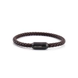 Akitsune Armband 'Silvus' Herren Gr&ouml;&szlig;e 20.5 cm kastanienbraun