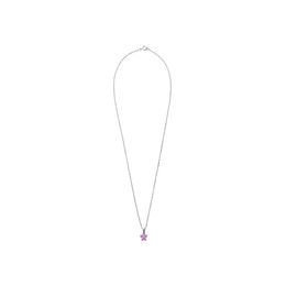Lucardi Kette 'Liebe' M&auml;dchen Gr&ouml;&szlig;e Onesize lila / silber