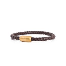 Akitsune Armband 'Silvus' Herren Gr&ouml;&szlig;e 20.5 cm braun