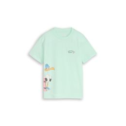 Tom Tailor T-Shirt Jungen Gr&ouml;&szlig;e 92 hellblau / gelb / koralle / wei&szlig;