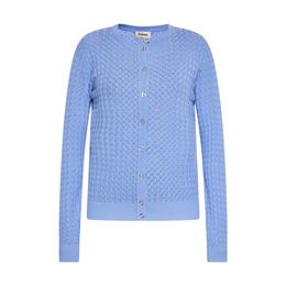Sidona Knit Cardigan female size XXL Sky blue
