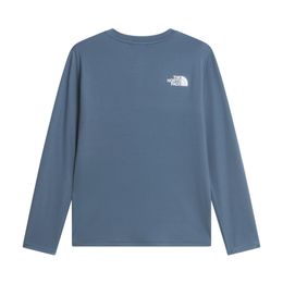 The North Face Performance Shirt boy size 155/160 Smoke blue / White
