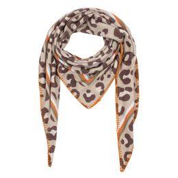 SAMAYA Tuch Damen Gr&ouml;&szlig;e One Size beige / braun / orange / wei&szlig;