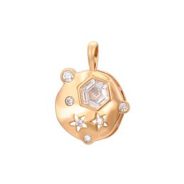 Gaya Anh&auml;nger Damen Gr&ouml;&szlig;e One Size gold / transparent