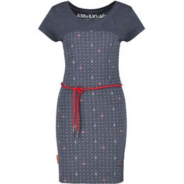 alife and kickin alife & kickin Dress 'ClarissaAK' female size 42 marine blue / Coral / Red / White