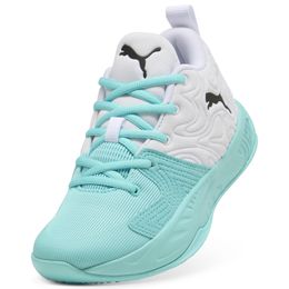 Puma Sportschuh 'Court Pro 3 ' Jungen Gr&ouml;&szlig;e 39 aqua / schwarz / wei&szlig;