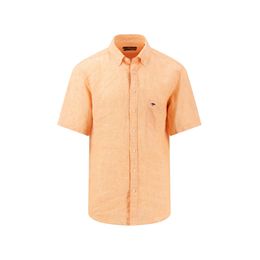 Fynch-Hatton Hemd Herren Gr&ouml;&szlig;e M navy / apricot
