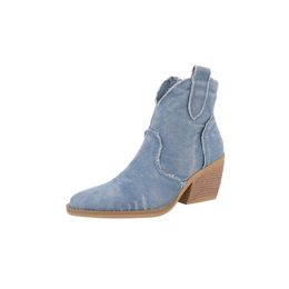 Ital-Design Stiefelette Damen Gr&ouml;&szlig;e 38 hellblau