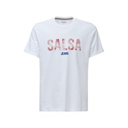 Salsa Jeans Shirt male size XL Blue / Red / White