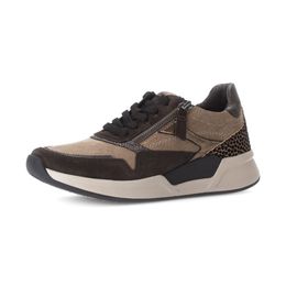 Gabor Rollingsoft Sneaker Damen Gr&ouml;&szlig;e 37.5 schoko / mokka / schwarz Sommerschuhe