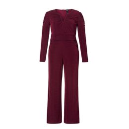 Ulla Popken Jumpsuit Damen Gr&ouml;&szlig;e L/XL weinrot