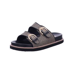 Rieker Mules 'Pantolette Damen V9584 00 Kunststoff (Synthetik) in schwarz' female size 42 Black