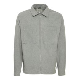 !Solid &Uuml;bergangsjacke 'Klostermann' Herren Gr&ouml;&szlig;e XXXL hellgrau / wei&szlig; Sommerjacke