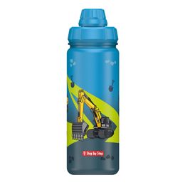 Step By Step Trinkflasche Herren Gr&ouml;&szlig;e one size hellblau / gelb / kiwi / schwarz
