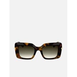 Longchamp Sonnenbrille Damen Gr&ouml;&szlig;e 50 braun