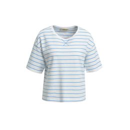 Smith & Soul Smith&soul Gestreiftes Boxy T-Shirt aus Slub Jersey Damen Gr&ouml;&szlig;e XS blau