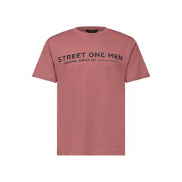 Street One Men T-Shirt Herren Gr&ouml;&szlig;e XL blau / koralle