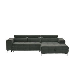 switch Ecksofa aus Mikrofaser Caro &brvbar; grau &brvbar; Ma&szlig;e (cm): B: 289 H: 93 T: 175.0 &raquo; H&ouml;ffner