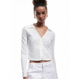 KOTON Bluse Damen Gr&ouml;&szlig;e L ecru