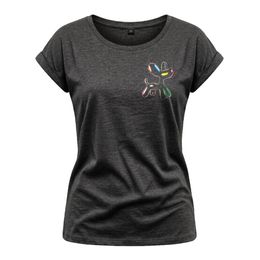 Makaya Shirt 'Dog Ballon' Damen Gr&ouml;&szlig;e XXXL grau