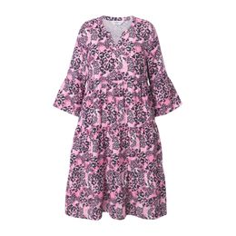 Angel of Style Kleid Damen Gr&ouml;&szlig;e 54 pink / schwarz / wei&szlig; Sommerkleid