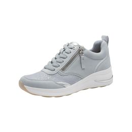 Tamaris Sneaker Damen Gr&ouml;&szlig;e 40 hellblau / silber Sommerschuhe