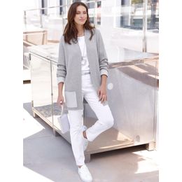 Longstrickjacke