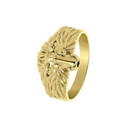 Lucardi Ring Herren Gr&ouml;&szlig;e 66 gold
