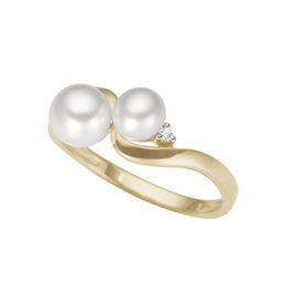Firetti Ring female size 50/51 yellow gold / White
