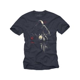 Makaya Shirt 'Shadow Biker' Herren Gr&ouml;&szlig;e M basaltgrau