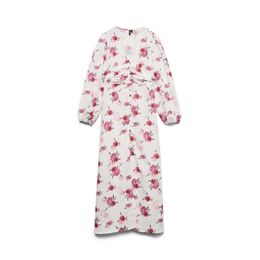 V&eacute;ro Moda Vero Moda Kleid 'VMLisa' Damen Gr&ouml;&szlig;e 40 dunkelgr&uuml;n / mauve / dunkelpink / wei&szlig; Sommerkleid