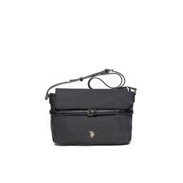 U.S. Polo Assn. Handtasche 'HOUSTON FLAP' Damen Gr&ouml;&szlig;e One Size schwarz