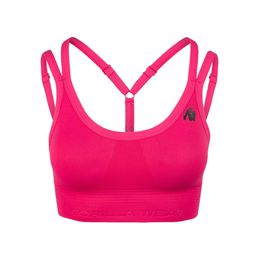 Gorilla Wear Sport-BH 'Whitney' Damen Gr&ouml;&szlig;e M/L pink / schwarz